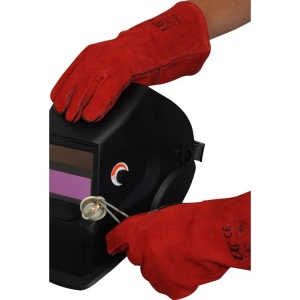 Red Welder Gauntlets WGR - SafetyGloves.co.uk